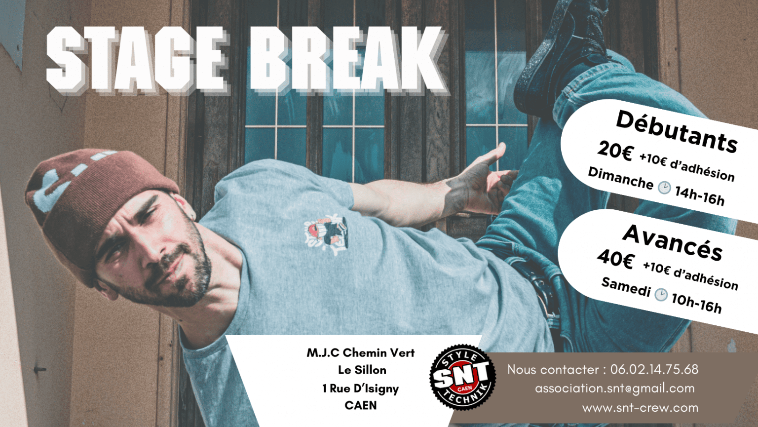Stage Breakdance - Danse hip-hop à Caen | SNT Crew